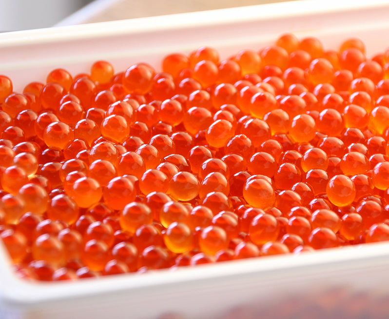 Frozen Ikura Shoyu-Zuke (Marinated Salmon Roe), AAA Grade - 500g