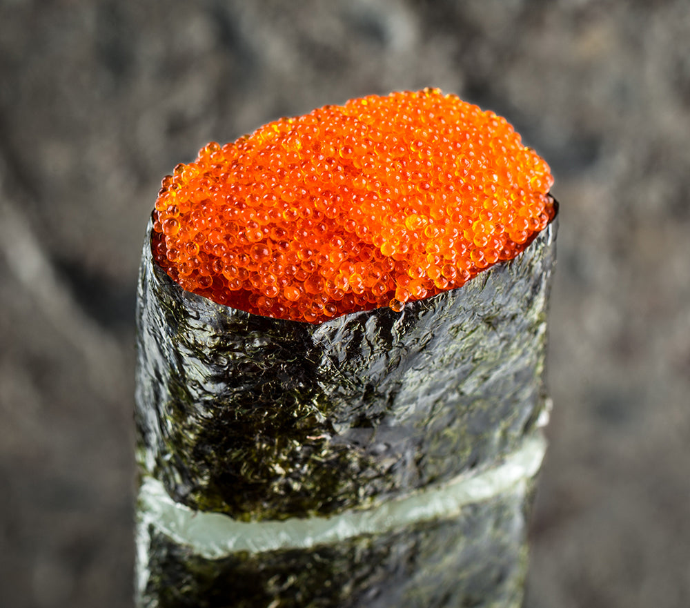 Frozen Tobikko, Orange (Seasoned Flying Fish Roe) - 500g
