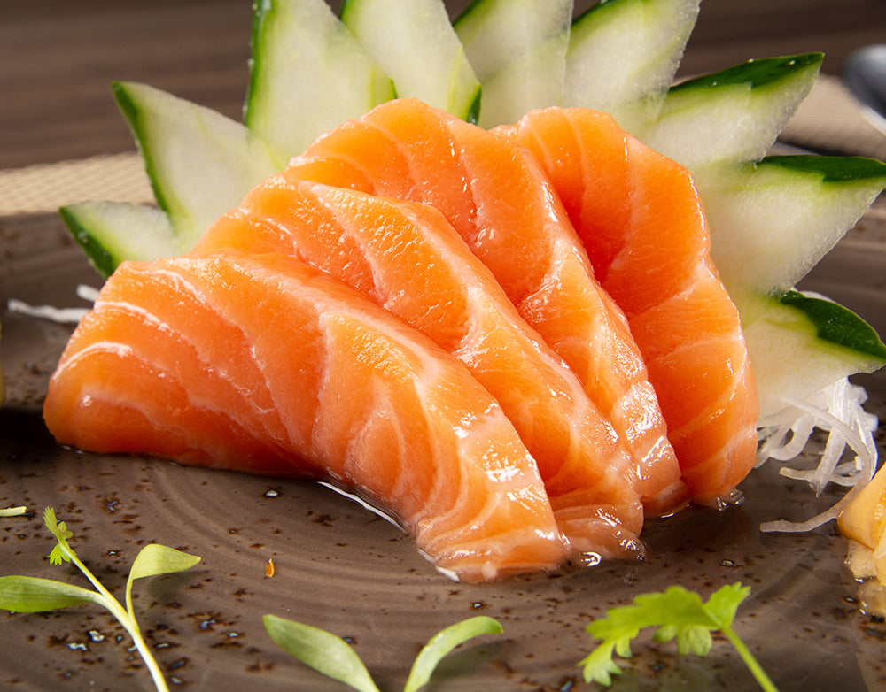 Super Frozen King Salmon Saku - 0.4 ~ 0.6 lb (Sashimi Quality)